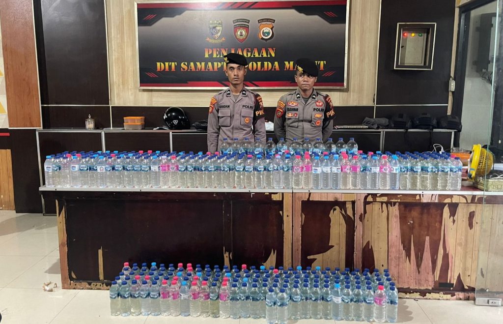 Lagi! Ratusan Miras dari Manado Disita Polda Maluku Utara – Kalesang